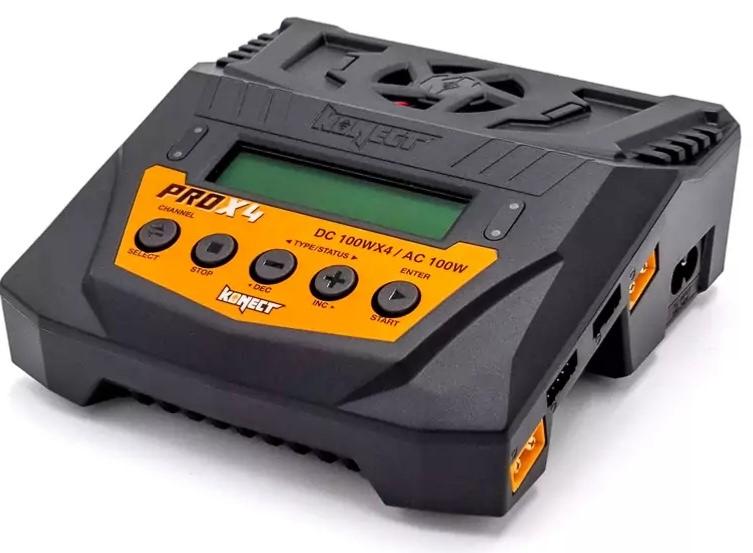 KN-PROX4 | KONECT Chargeur 400W Pro X4 4 sorties (4x100W)