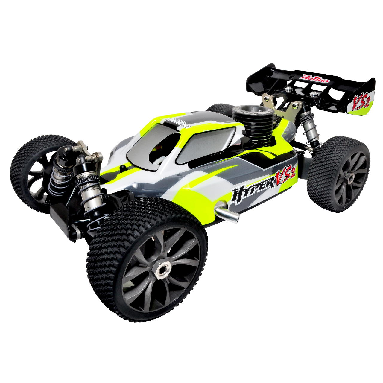 HB-VS2N-C30Y | Hyper VS2 Nitro Buggy 30 1/8 avec carrosserie jaune
